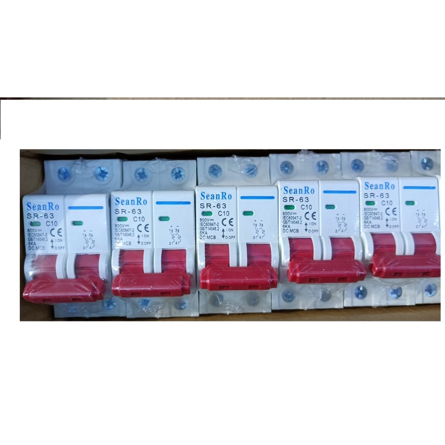 Jual mcb DC 2pin mcb PV mcb dc 2p 10A 20A 32A 40A 50A 63A seanro panel sury | Shopee Indonesia