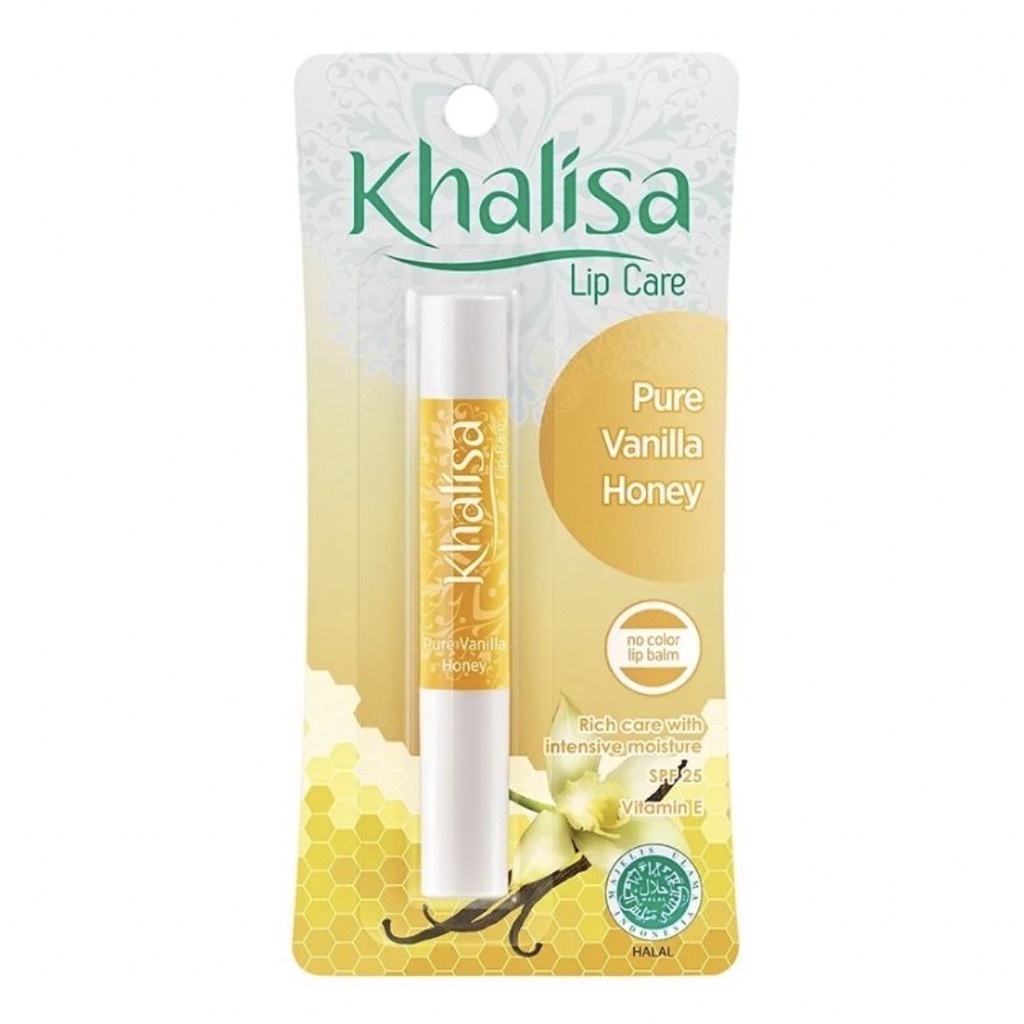 Jual KHALISA Lip Care - Pure Vanila Honey | Red Cherry Peppermint ...