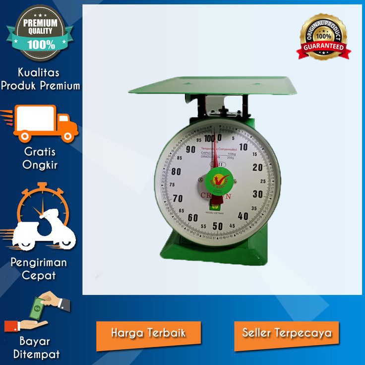 Jual Timbangan Manual Jarum Duduk NHON HOA 20 Kg 30 Kg 50 Kg 60 Kg 100 kg 150 kg Electronic ...