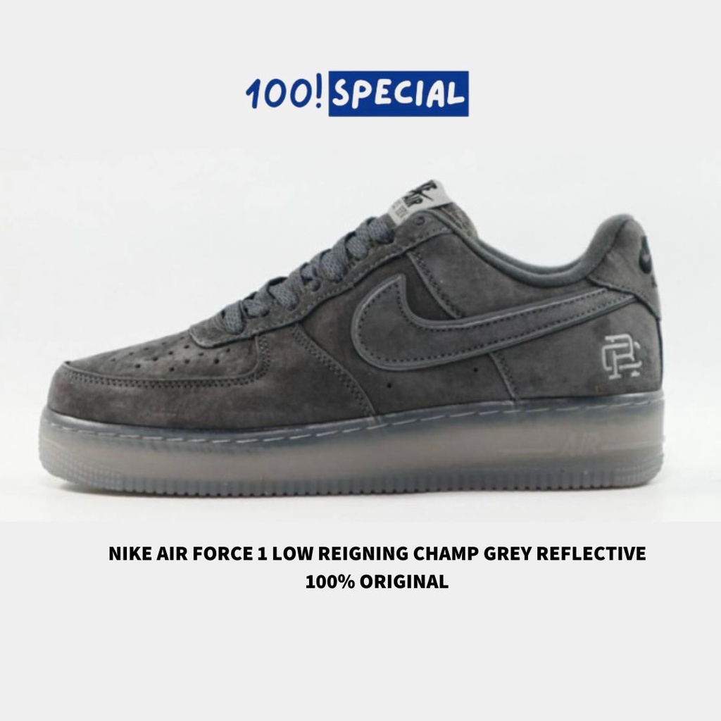 Jual Nike Air Force 1 Low Reigning Champ Grey Reflective BNIB Original ...
