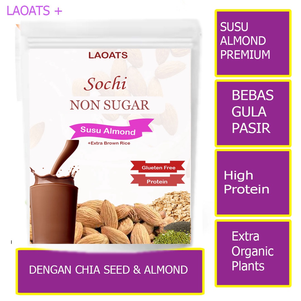 Jual Susu Diet Almond Whey Protein Susu Rendah Lemak Sereal Diet ...