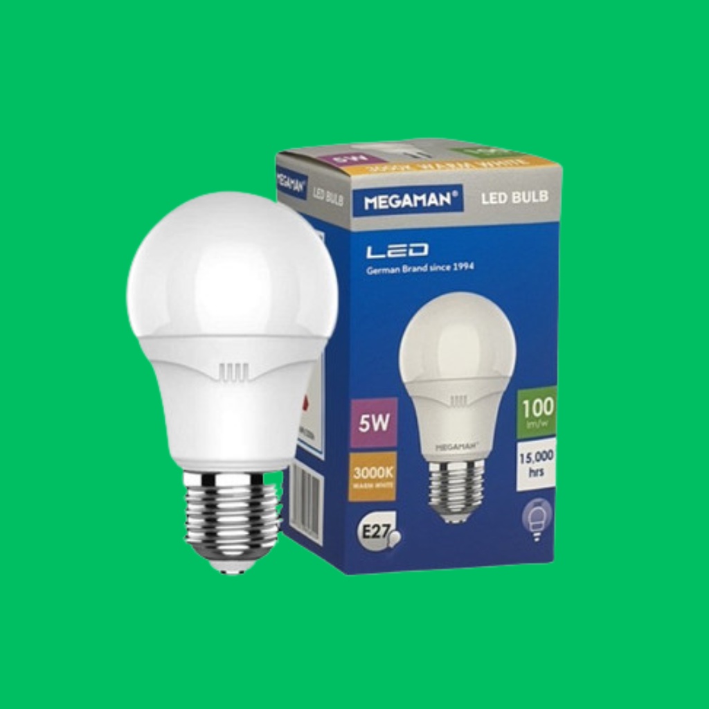 Jual Bohlam Megaman 5 Wat Bola Lampu Led Bulb Megaman 5 Watt | Shopee ...