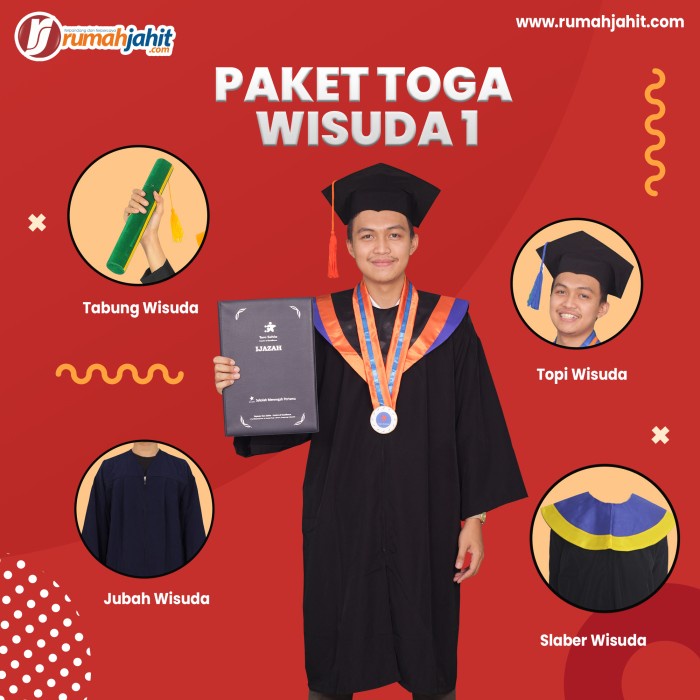 Jual Paket Toga Wisuda/Toga Wisuda/Perlengkapan Wisuda/Paket Hemat Toga | Shopee Indonesia