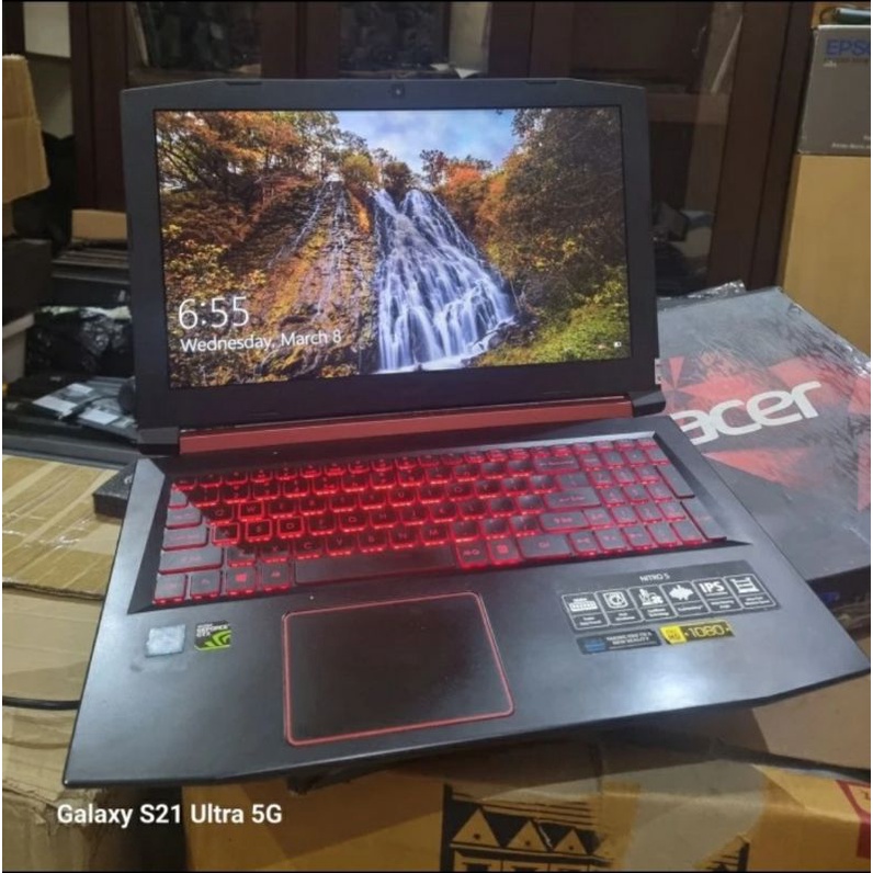 Jual LAPTOP ACER NITRO 5 I7 8750H 16GB 256GB VGA GTX 1050 FHD GAMING ...