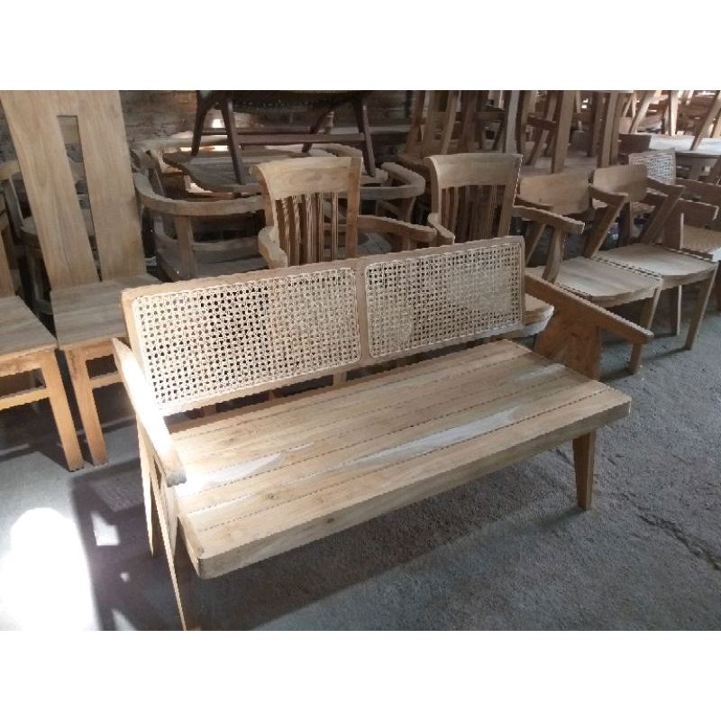 Jual BANGKU KURSI CAFE A ROTAN ,BANGKU MAKAN CAFE RETRO RATTAN | Shopee ...