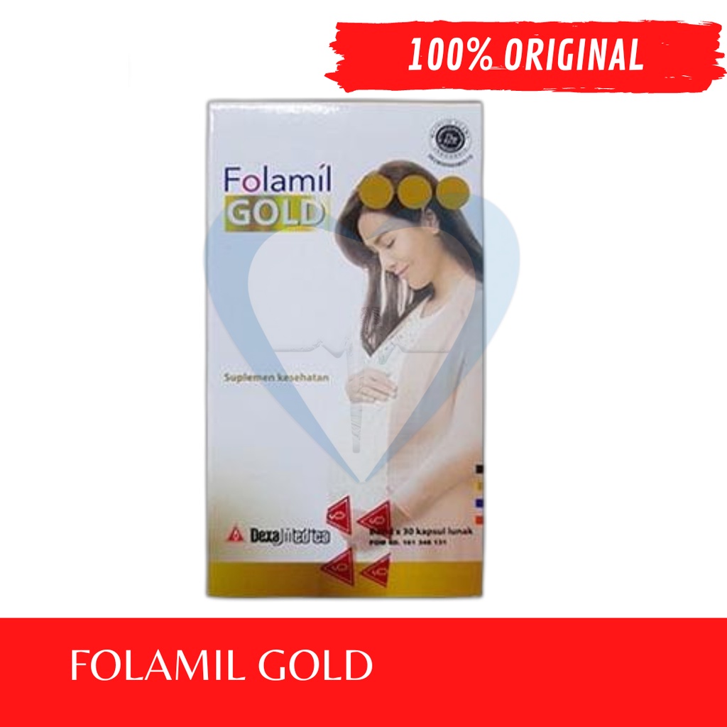 Jual Folamil Gold 30 Kapsul Suplemen dan Vitamin Kebutuhan Ibu Hamil ...