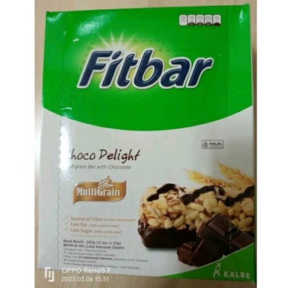 Jual Fitbar Choco Delight 12x22g Multigrain EXP 2 JAN'24 | Shopee Indonesia