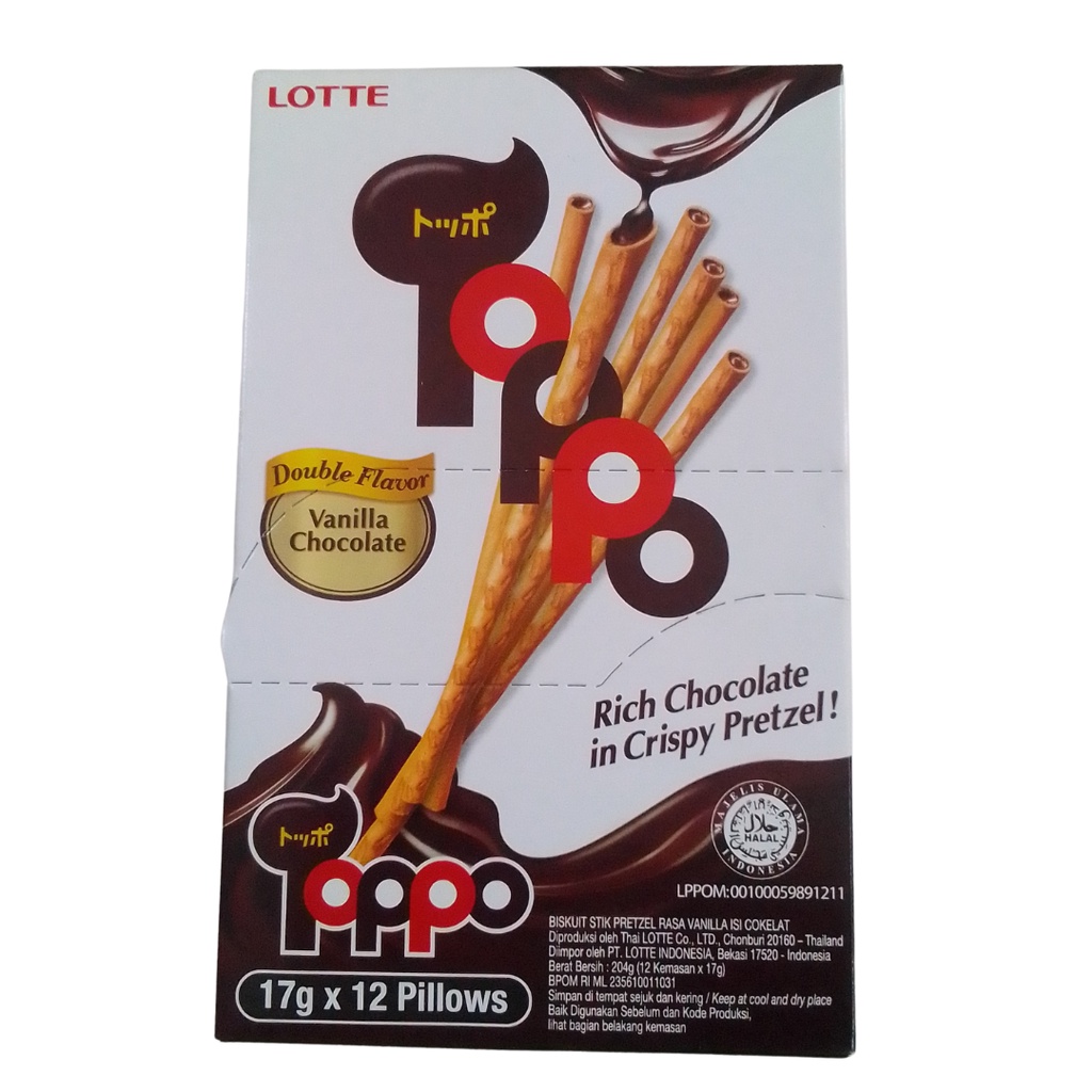Jual LOTTE TOPPO 204gr (12 sachet) | Shopee Indonesia