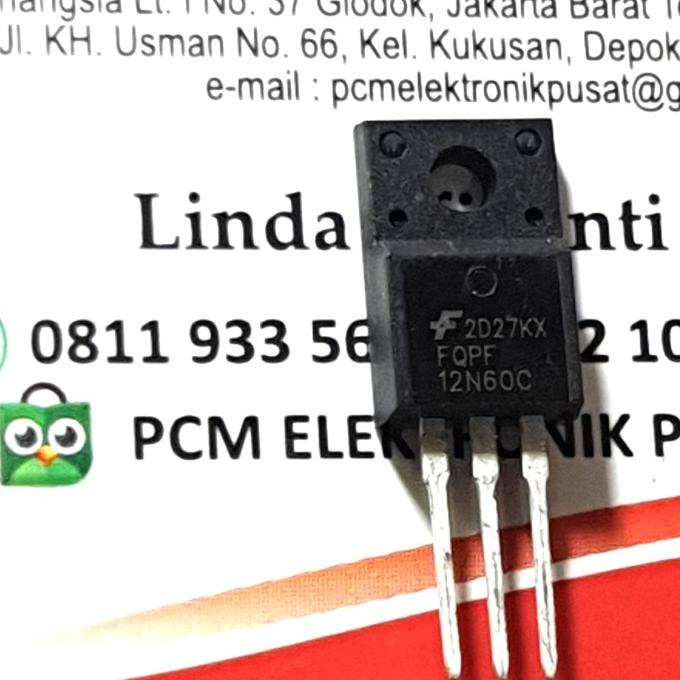 Jual Transistor mosfet 12 N 60 12N60C plastik pcmelektr812 Kualitas ...