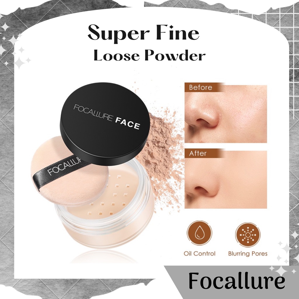 Jual Focallure Super Fine Loose Setting Powder / Bedak Tabur | Shopee ...