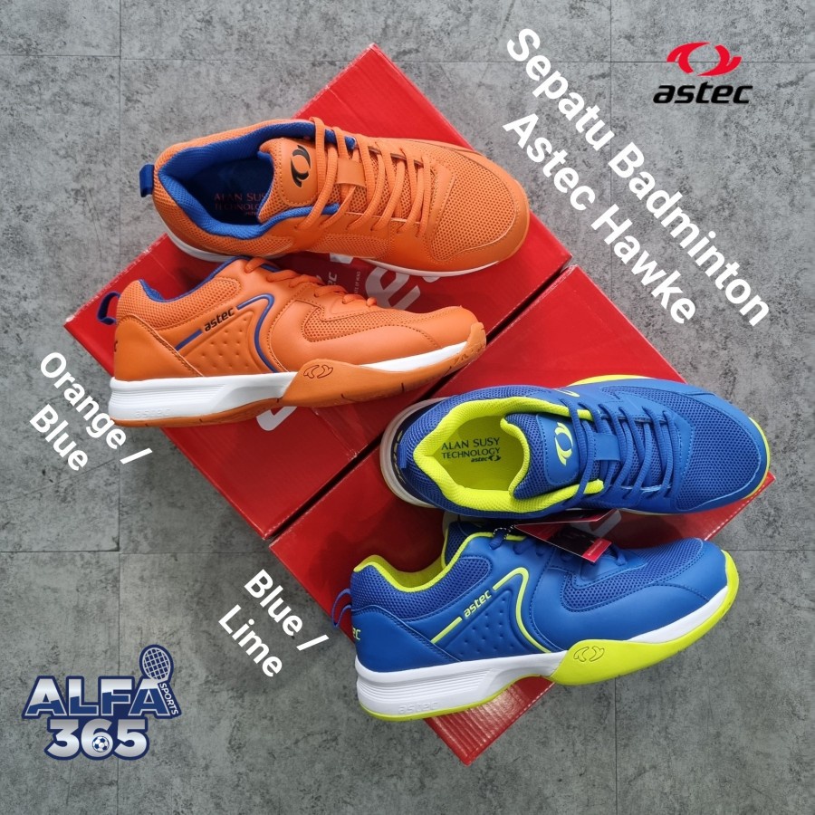 Jual Sepatu Badminton Astec Hawke - 2023 Edition - Original Bulu ...