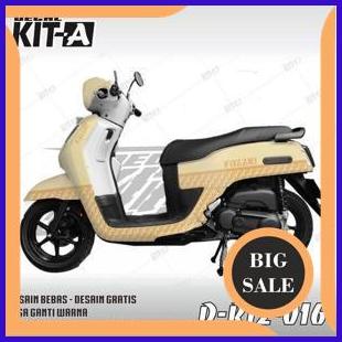 Jual Stiker sticker fazzio full body warna cream krem coklat muda motif ...