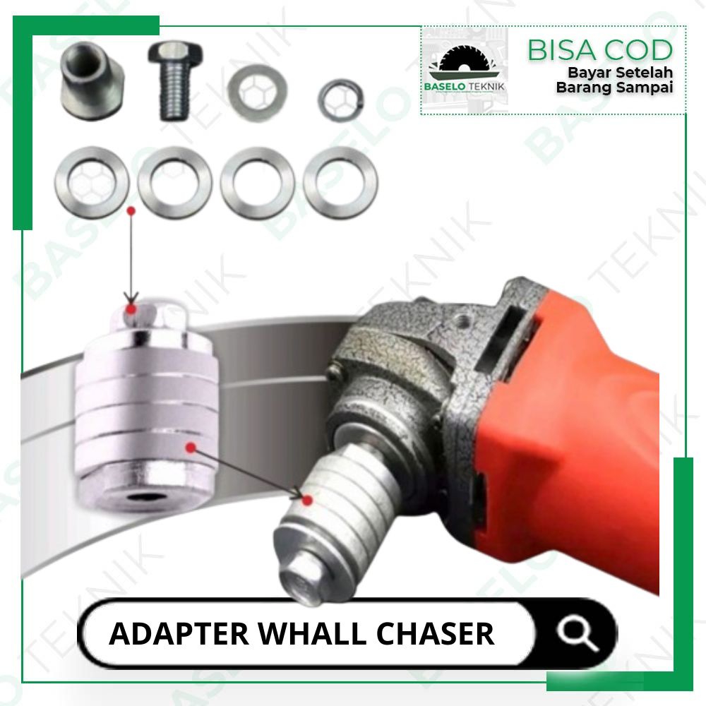Jual Adapter whall chaser merubah gerinda jadi mesin bobok Tembok Pipa ...