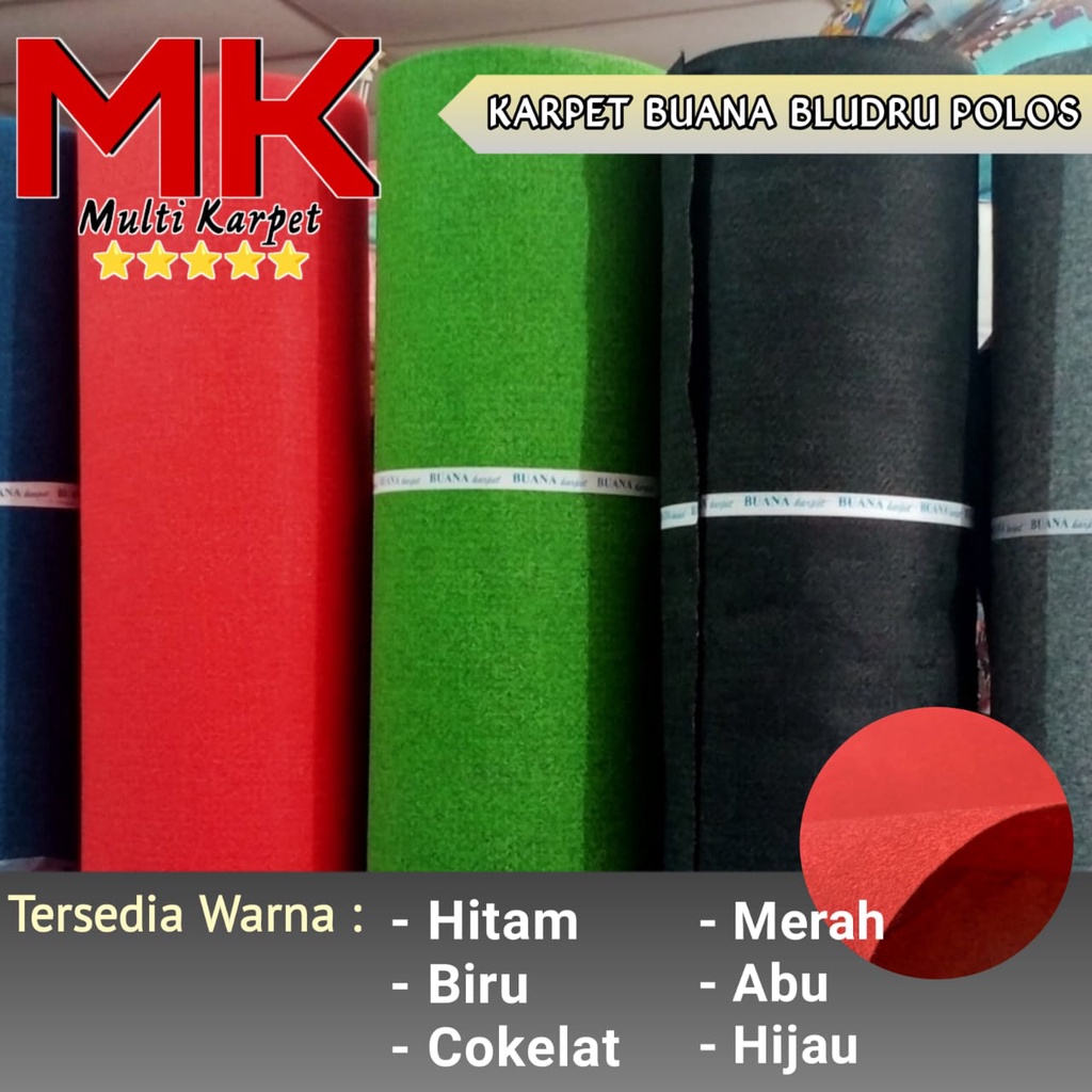 Jual KARPET BUANA BLUDRU ALAS LANTAI MUSHOLA SERBAGUNA METERAN POLOS ...