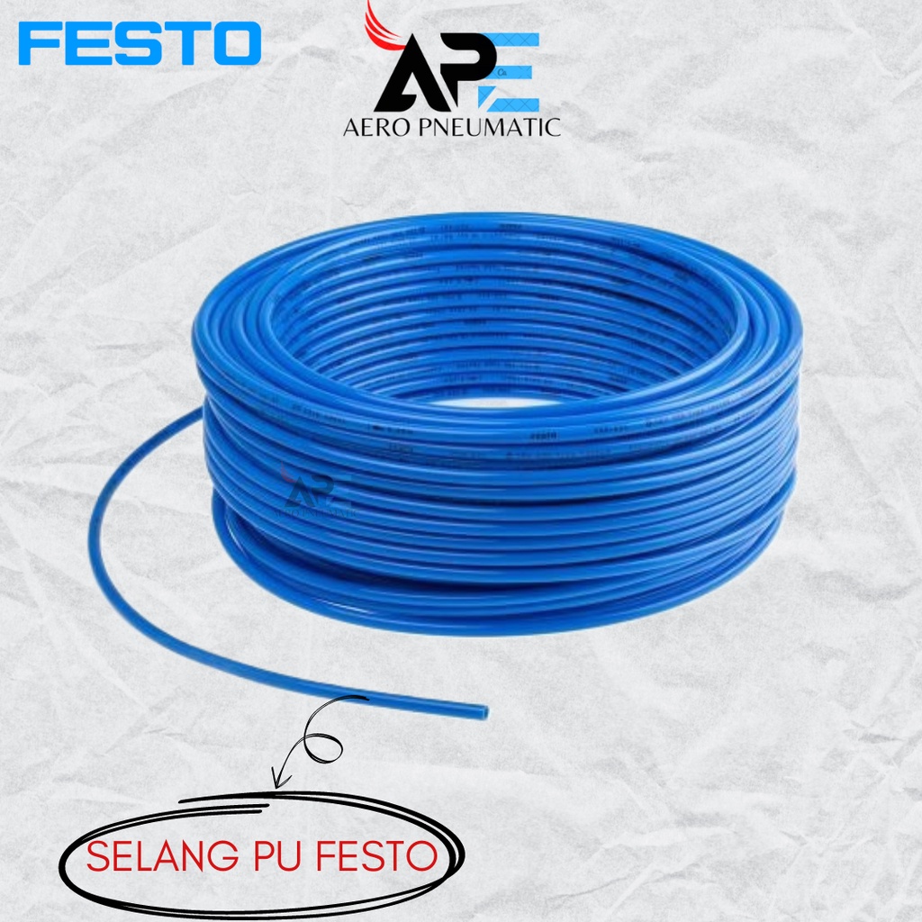 Jual SELANG PU FESTO 12MM X 8MM / HOSE POLYURETHANE FESTO PUN-H-12x8 ...