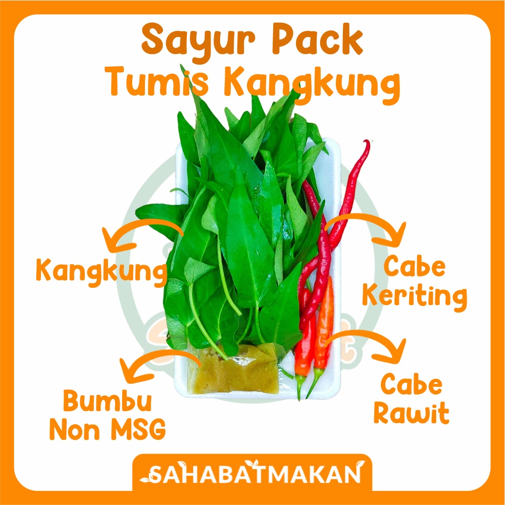 Jual Tumis Kangkung Sayur Pack Sayur Prep Sayur Instant Sahabat Makan ...
