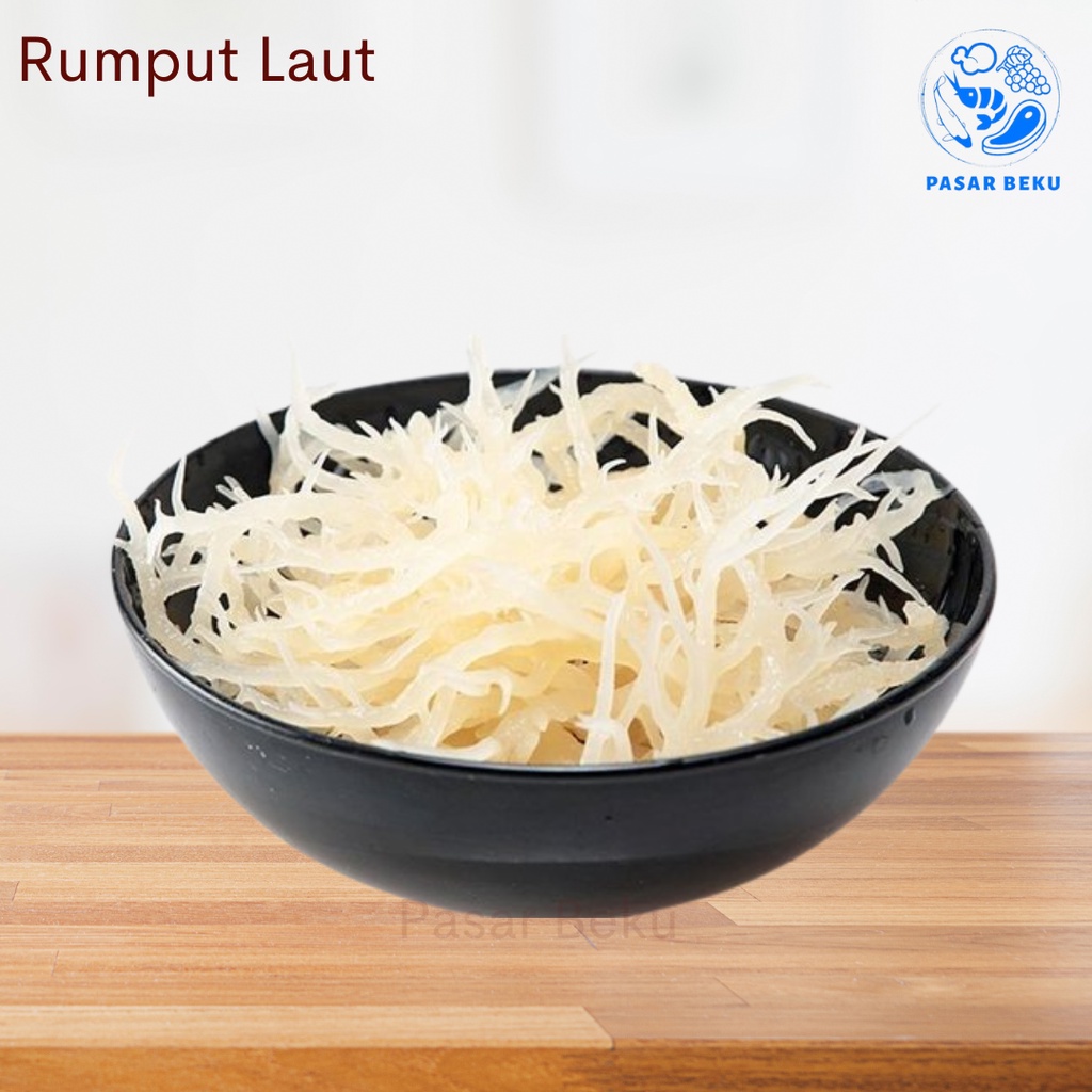 Jual Rumput Laut Putih 100gr-1kg Untuk Es Kue Dan Rempah Padar Beku ...