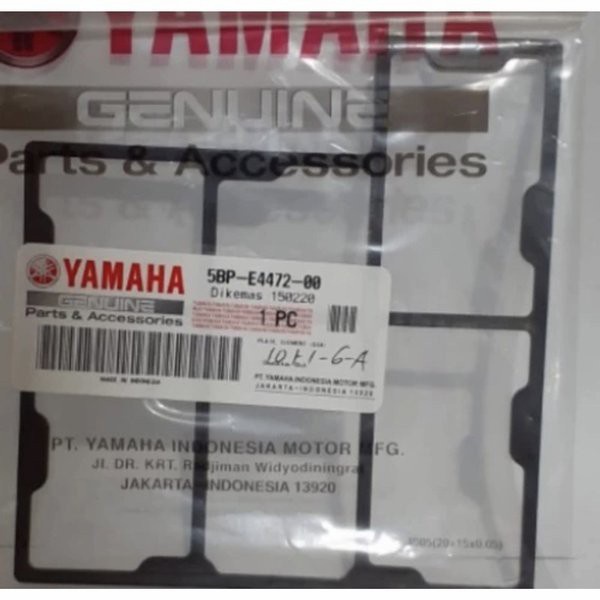 Jual PLAT BUSA FILTER YAMAHA SCORPIO (5BP-E4472-00) | Shopee Indonesia