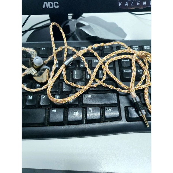 Jual KZ Cable Gold Silver Copper 785 core (TYPE C) | Shopee Indonesia