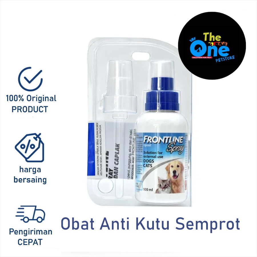 Jual Frontline spray, obat kutu anjing kucing Obat Anti Kutu Semprot ...