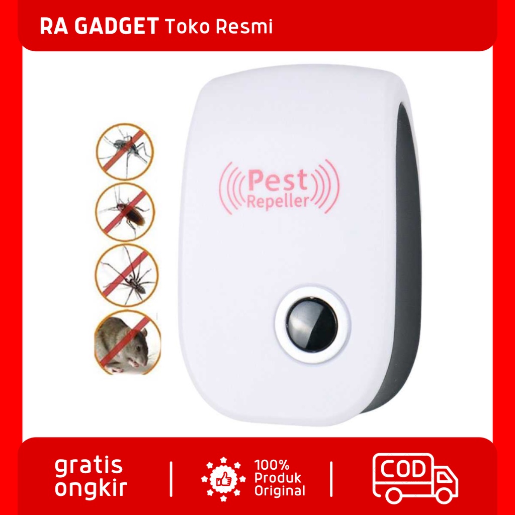 Jual Alat Anti Nyamuk Listrik Elektronik Ultrasonic Electric Pest ...