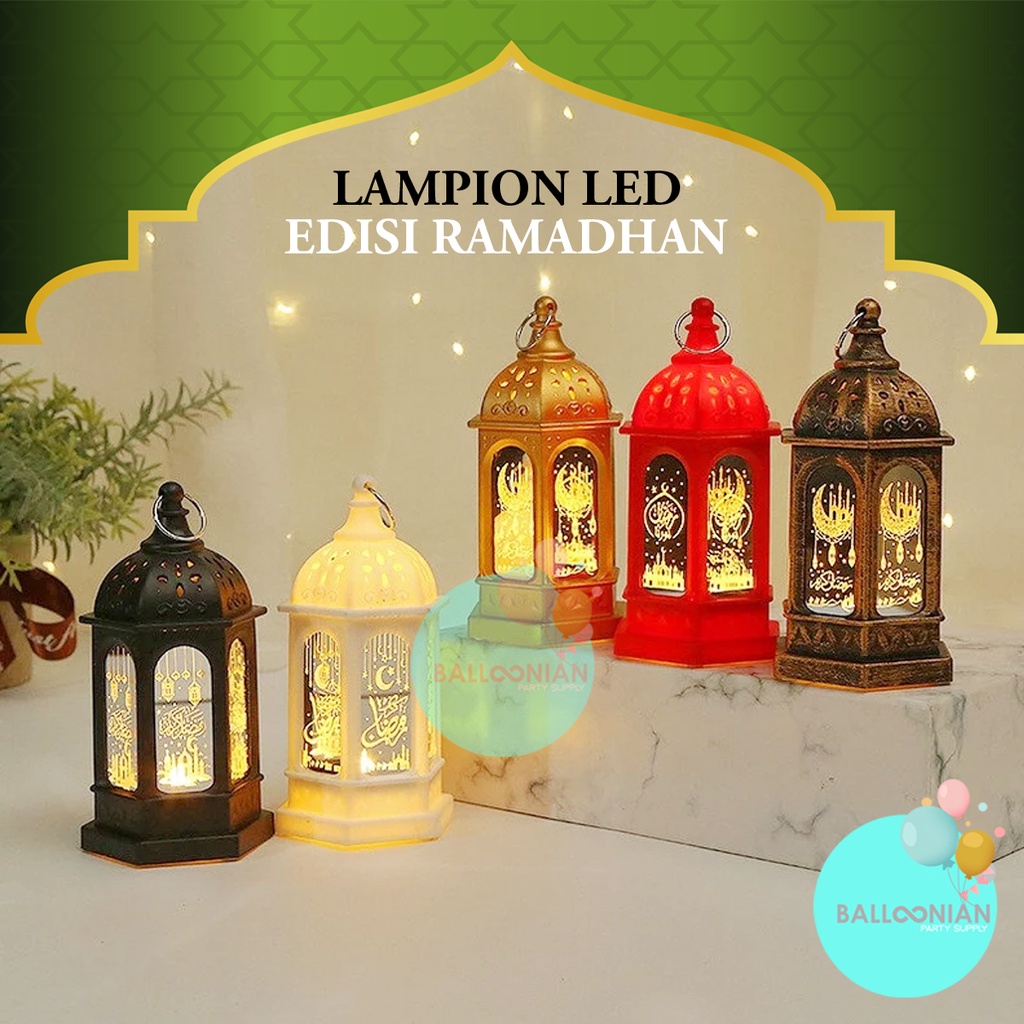 Jual RAMADHAN Lampion LED/Lantern LED/Lampu LED Lebaran/Idul Fitri ...
