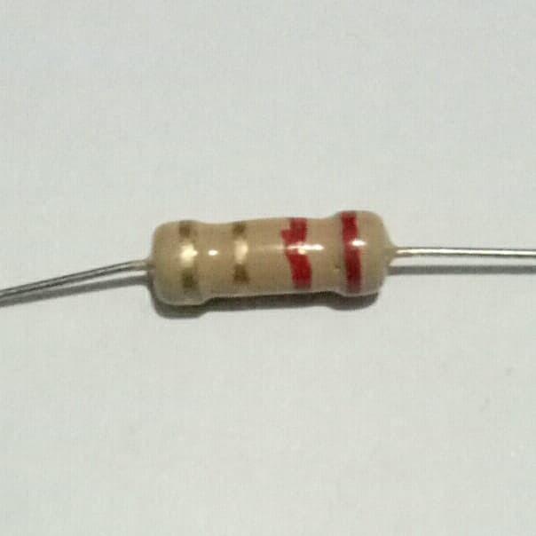 Jual PCS 25 RESISTOR 2,2 OHM 2,2OHM 2R2 1/2W (25pcs) | Shopee Indonesia