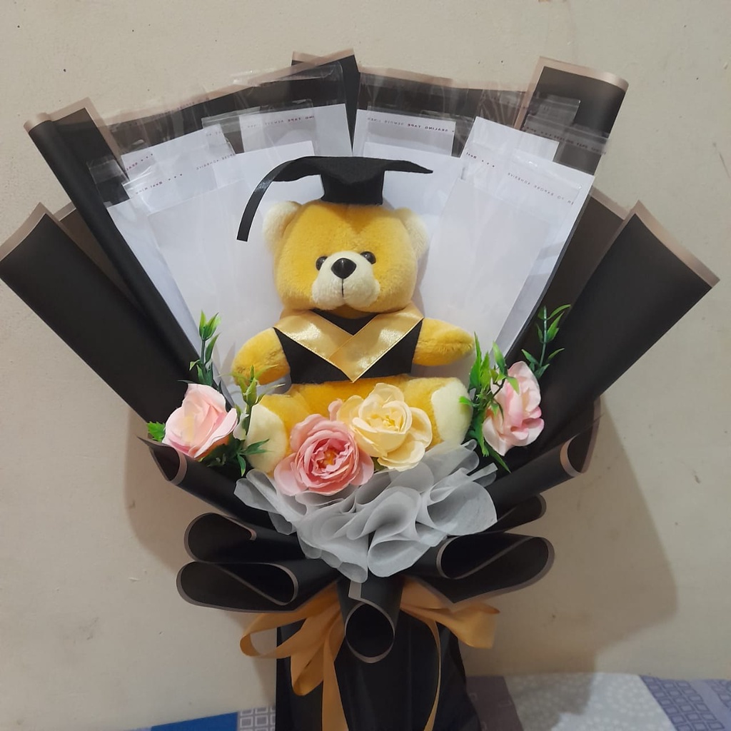 Jual BUKET BONEKA WISUDA DAN UANG KOSONG | Shopee Indonesia