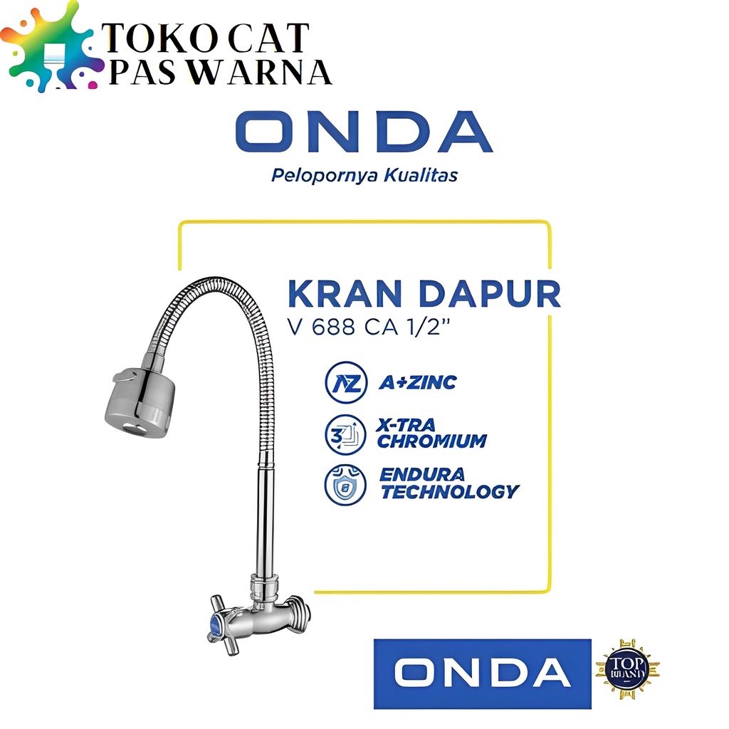 Jual Kran Wastafel Cuci Piring Angsa Flexible ONDA V 688 CA | Shopee Indonesia