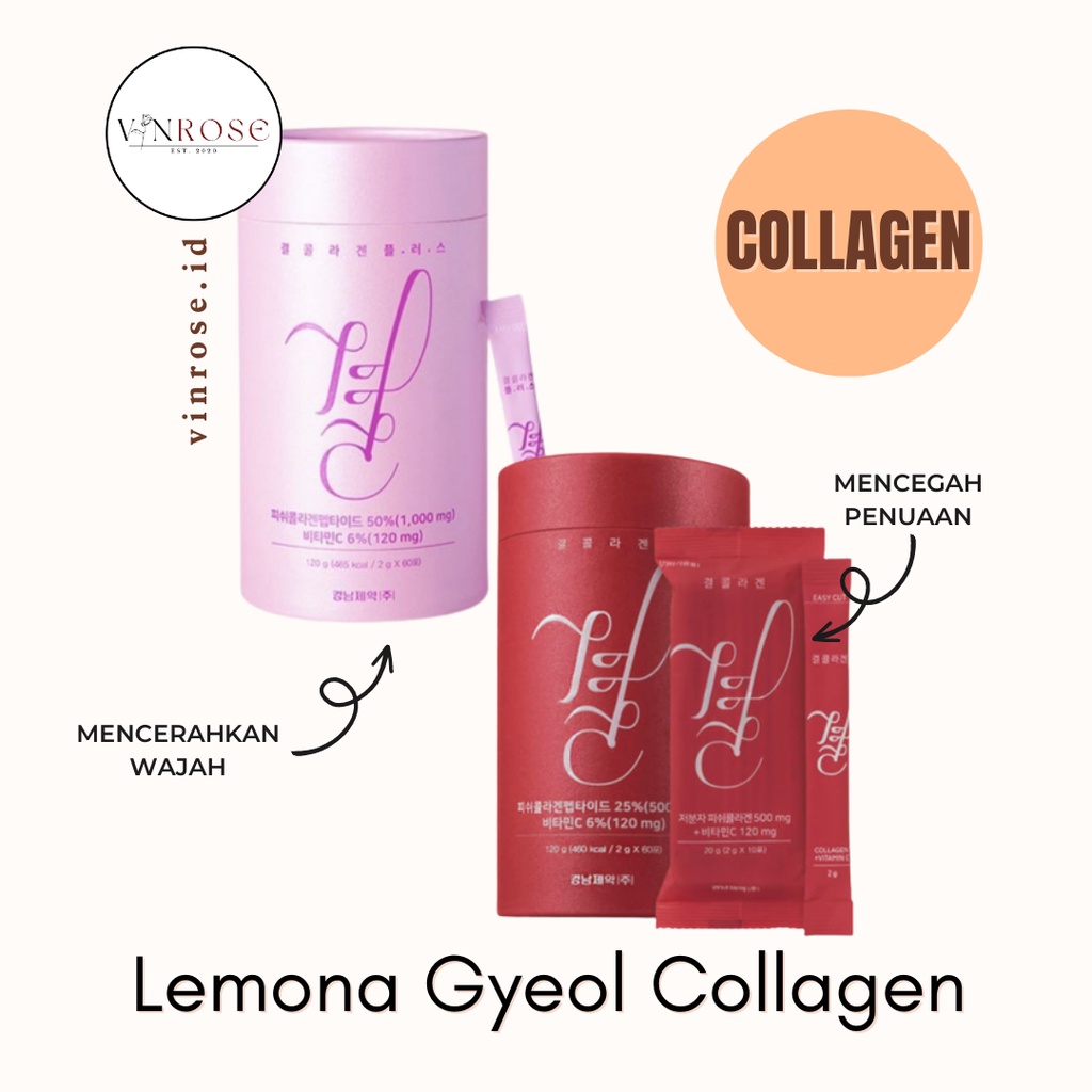 Jual [10 Sachet] Lemona Gyeol Collagen Vit C Made in Korea/ Vitamin/ Kolagen | Shopee Indonesia