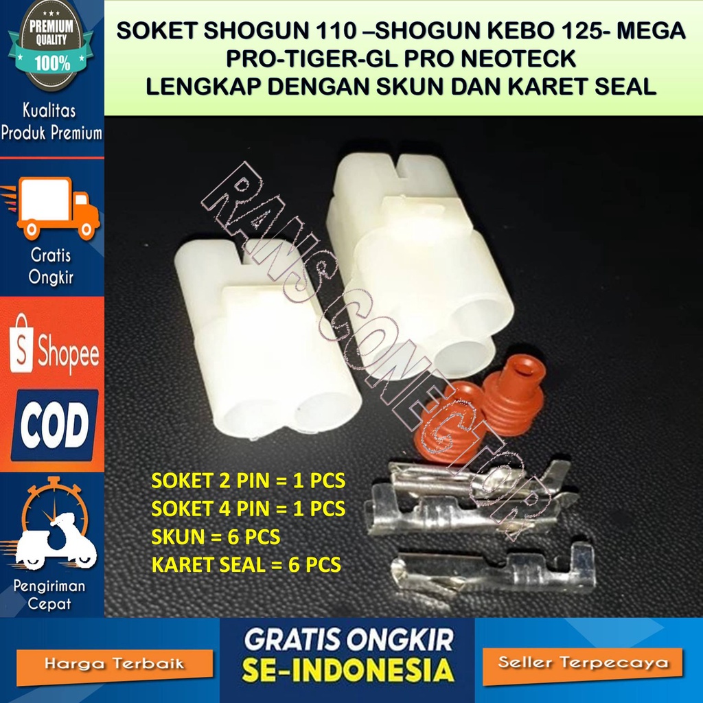 Jual Soket Socket CDI Shogun 110 Shogun Kebo 125 bisa untuk Megapro ...
