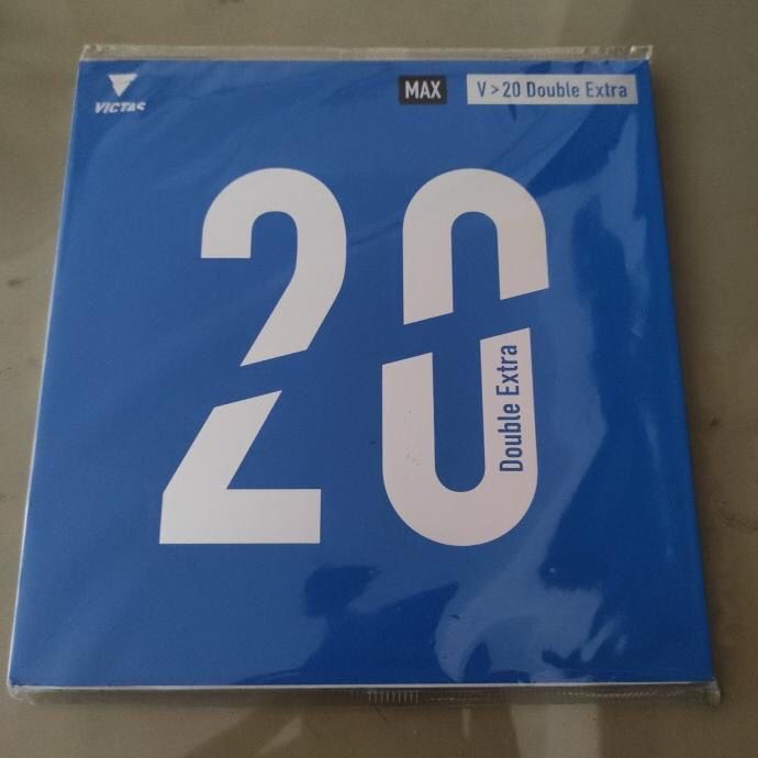 Jual ORIGINAL VICTAS V20 DOUBLE EXTRA Karet Rubber Bat Bet Ping Pong Tenis Meja BARU dan SEGEL ...