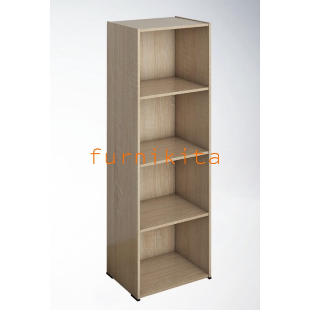 Jual RAK BUKU PAJANGAN SERBAGUNA 7 SEKAT PUTIH MINIMALIS / LEMARI BUKU ...