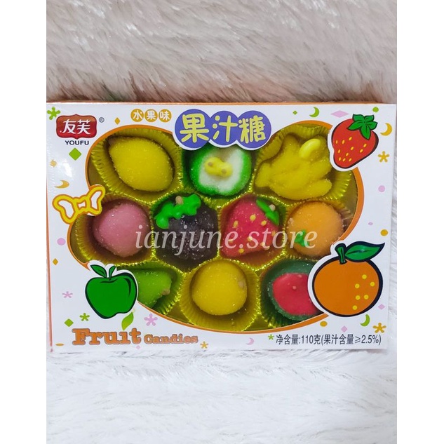 Jual Permen Rasa Buahan buahan 100g / Youfu Fruit Candies / Fruit Candy ...