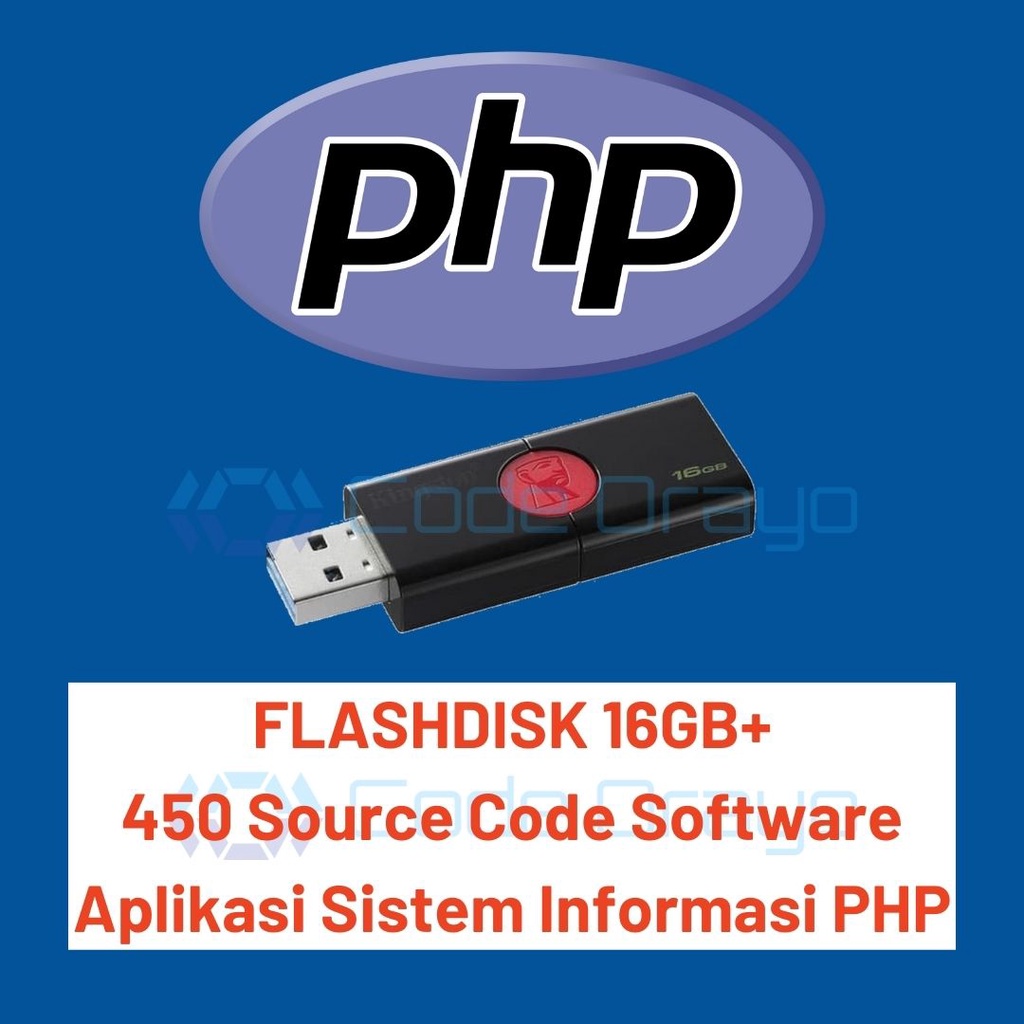 Jual 450 Source Code Program Aplikasi dan Sistem Informasi PHP + FLASHDISK | Shopee Indonesia