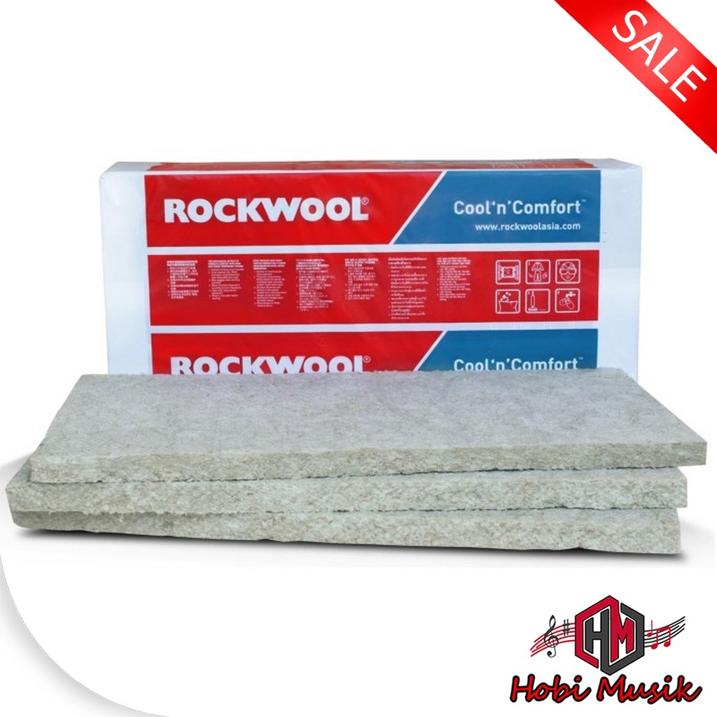Jual Rockwool Peredam Suara/ Anti Kedap Studio Recording | Shopee Indonesia