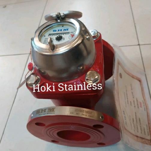 Jual Flow Meter Shm Flange 4"Inch Dn 100 / Meteran Air Limbah Shm ...