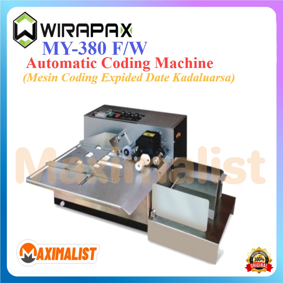 Jual WIRAPAX MY-380F/W Automatic Coding Machine Mesin Cetak Expired ...