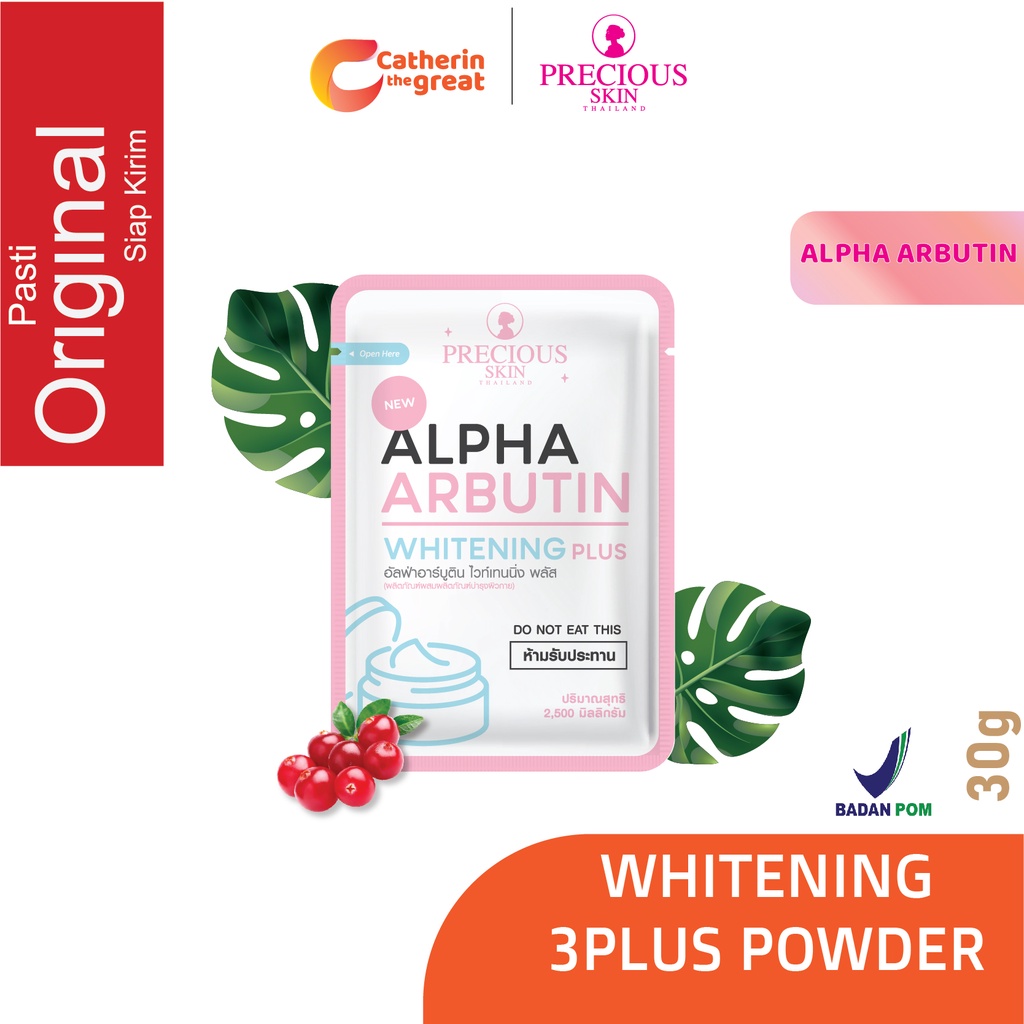 Jual Precious Skin Thailand Alpha Arbutin Whitening 3 Plus / Powder ...