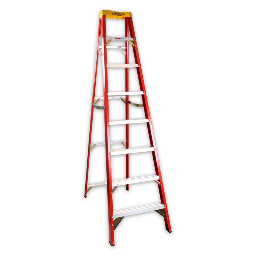 Jual Krisbow Tangga Fiber Glass 8 Step - Merah 10009795 | Shopee Indonesia