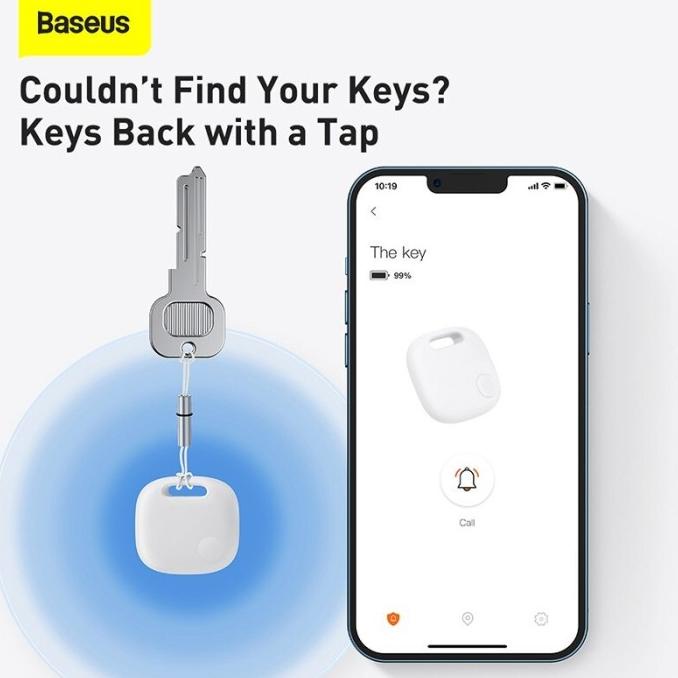 Jual Baseus T2 Pro Key Finder Wireless Tracker Anti Maling Tracking ...