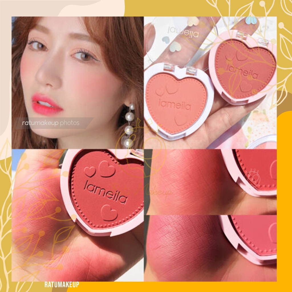 Jual Blush On LAMEILA Love Natural Orange Pink Rouge Blush 4 Color BlushOn / Love Pallete ...