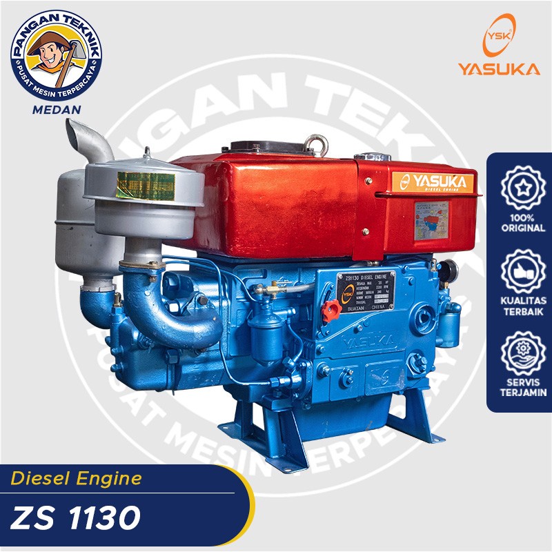 Jual MESIN DIESEL YASUKA | ZS 1130 | MESIN DIESEL 30 PK | Shopee Indonesia