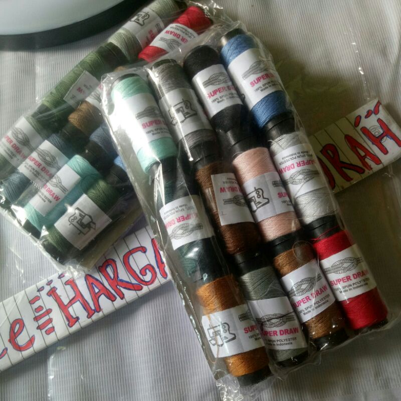 Jual Benang Baju / Benang Polyester / Benang Warna / Benang Jahit ...