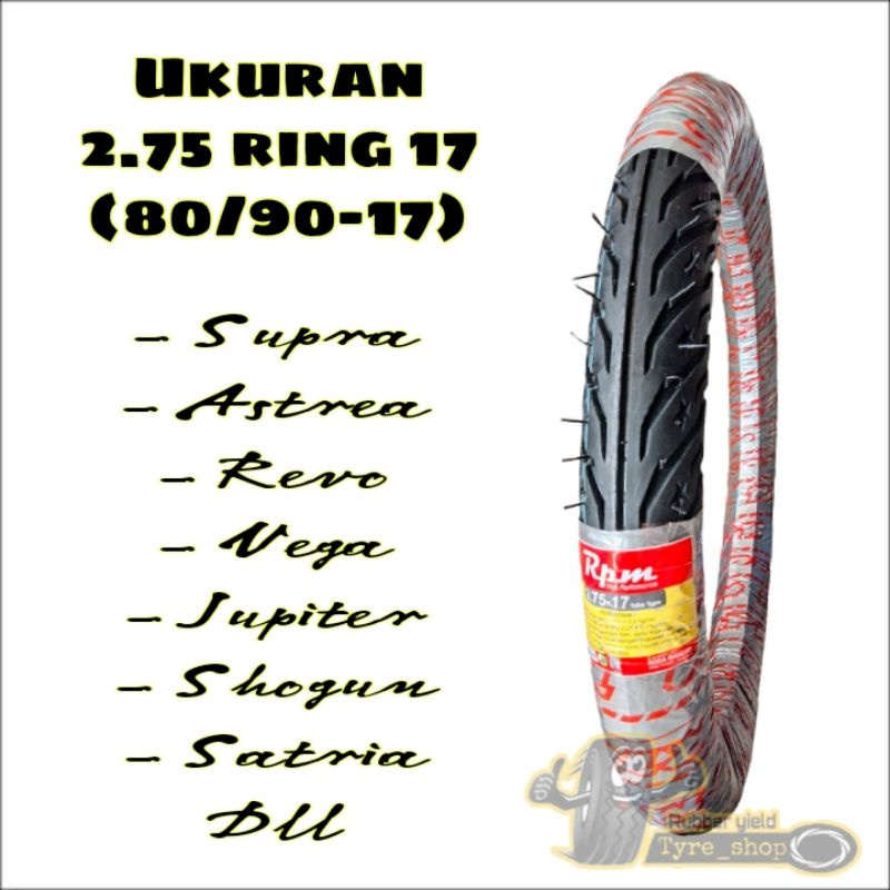Jual Ban murah.. motor bebek 275 ring 17 atau 80/90-17 ban Honda Supra ...
