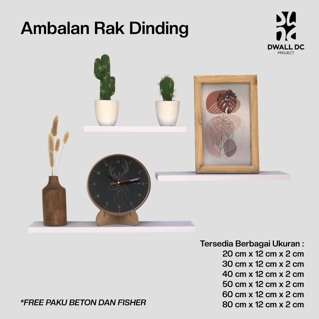 Jual Papan Ambalan Rak Kayu Premium Lebar 12cm | Shopee Indonesia