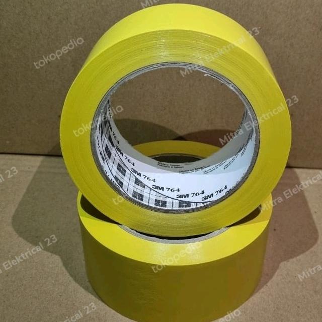 Jual Floor Marking 3M 764 Vinyl Tape Yellow 1, 2, 3, 4 Inch 33m Original rah02 | Shopee Indonesia