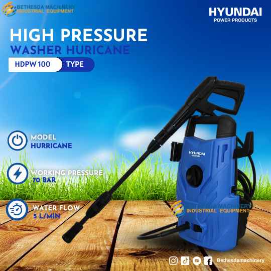 Jual Mesin Steam Cuci Mobil / Jet Cleaner Hyundai Huricane HDPW 100 ...