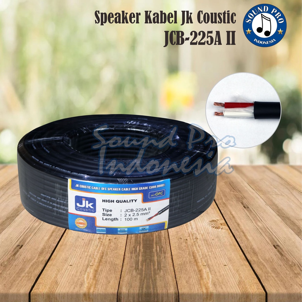 Jual Kabel Speaker JK Coustic JCB 225A II Cable 2x2.5mm | Shopee Indonesia