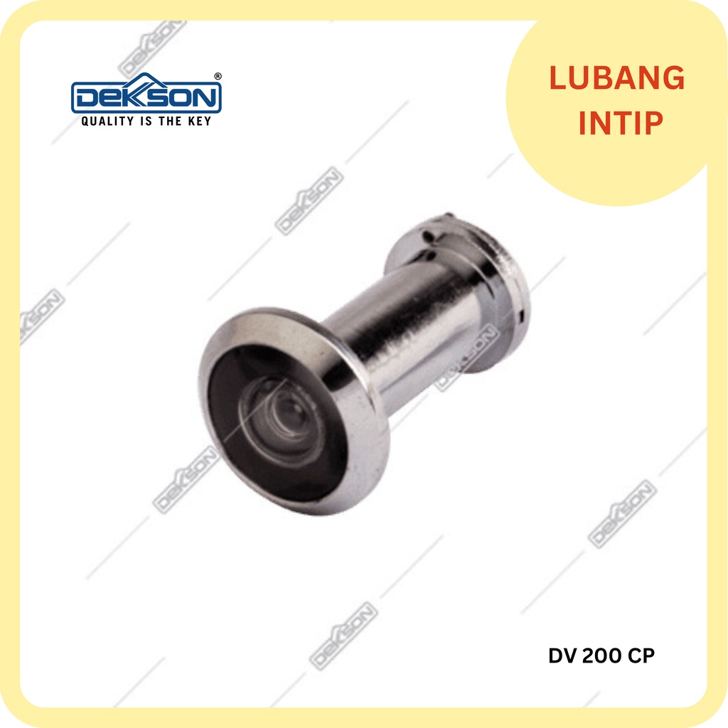 Jual Lubang Intip Pintu / DOOR VIEWER DEKKSON DV 200 CP | Shopee Indonesia